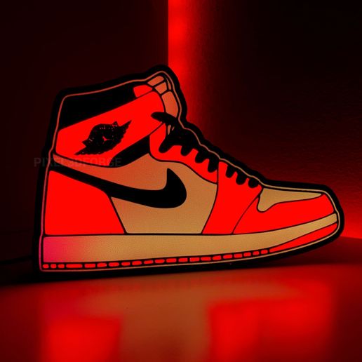 🇯🇴 Air Jordan Nike Sneaker Lightbox print model 3D print model・ STL ...