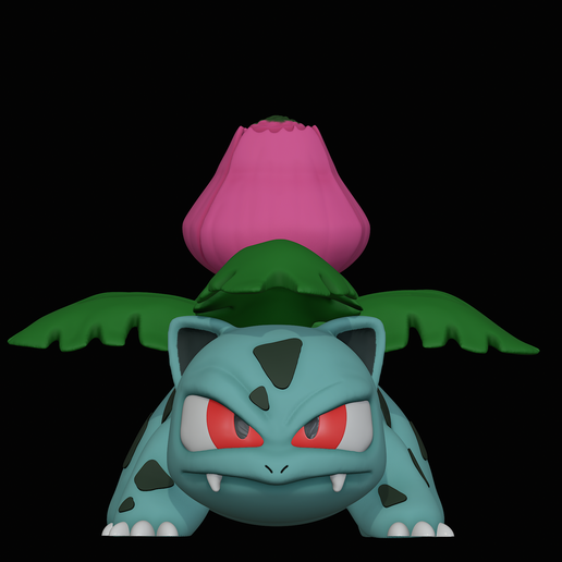 🐉 IVYSAUR - POKEMON #2・Free 3MF File for 3D printing・Cults