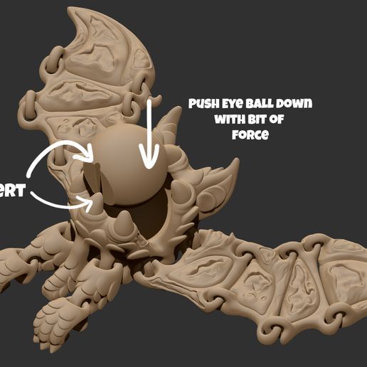 3D file Flexi Bat Cyclops 🦇 ・3D print model to download・Cults