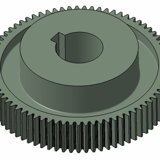 STL file Spur gear shaft 20-BD75 ⚙️ ・3D print design to download・Cults