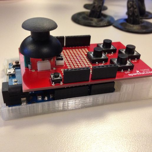 Archivo 3D gratuito Funda paramétrica para Arduino con estante para ...