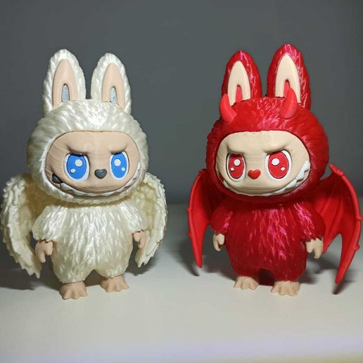 😈 Labubu Devil Version with Big Wings and Keychain Version (Remix with ...