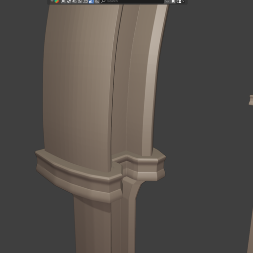 🎨 low poly Medieval stone arch・ STL File for 3D printing・Cults