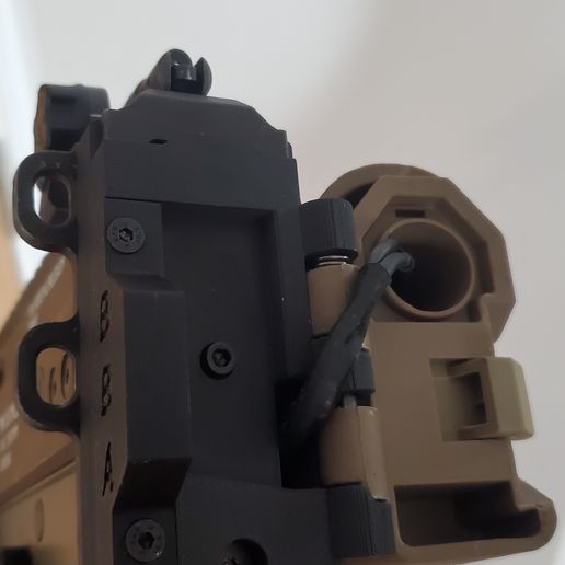 ⚽ A&K ACR Stock Adapter For Toyko Marui NGRS SCAR L/H・ STL File for 3D ...