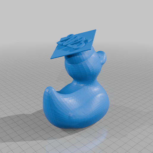 🎓 2025 Graduation Rubber Duck・Free 3D File for ・Cults