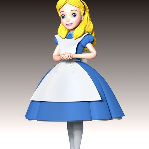 3D file Alice Fan Art 🎨 ・3D printable model to download・Cults