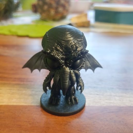 3D print Mini Cthulhu • made with Elegoo Mars 4・Cults
