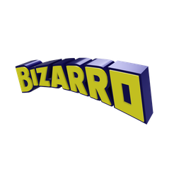 3D print 3D MULTICOLOR LOGO/SIGN - Bizarro (Superman) • made with Bambu ...