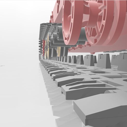 🪖 E100 Tank Tracks・ STL File for ・Cults