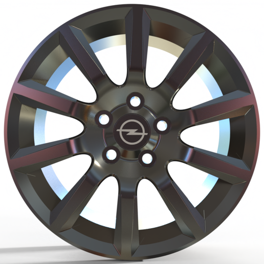 STL file OPEL RIM 3D MODELING STL 🧞‍♂️ ・3D printer design to download・Cults