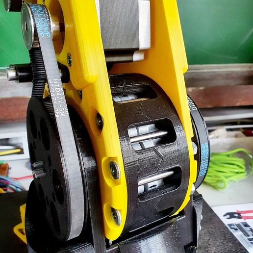 🤖 CyBot - 6 axis Robot Arm Cycloidal gearbox drive actuator ・Free STL ...