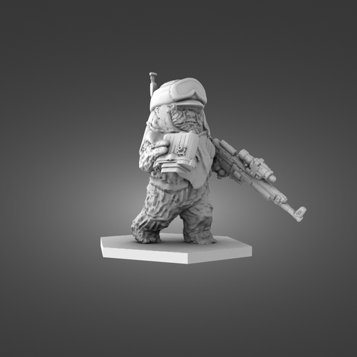 ♟ EWOK LEADER FOR BOARD GAME STARWARS・Free STL File for ・Cults