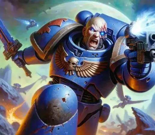 Archivo 3D Sm astarte Marine from the space new terminator captain 🛰 ...