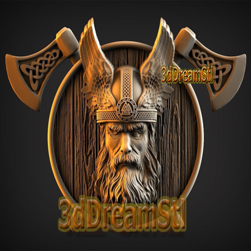 STL file Odin stl model, cnc router engraver, artcam, aspire, cnc files ...