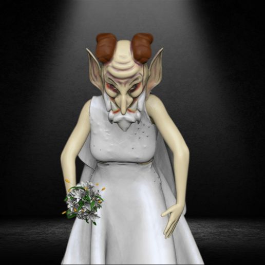 👹 Monster Bride – Critical Figure Design (Free STL)・Free OBJ File for ...