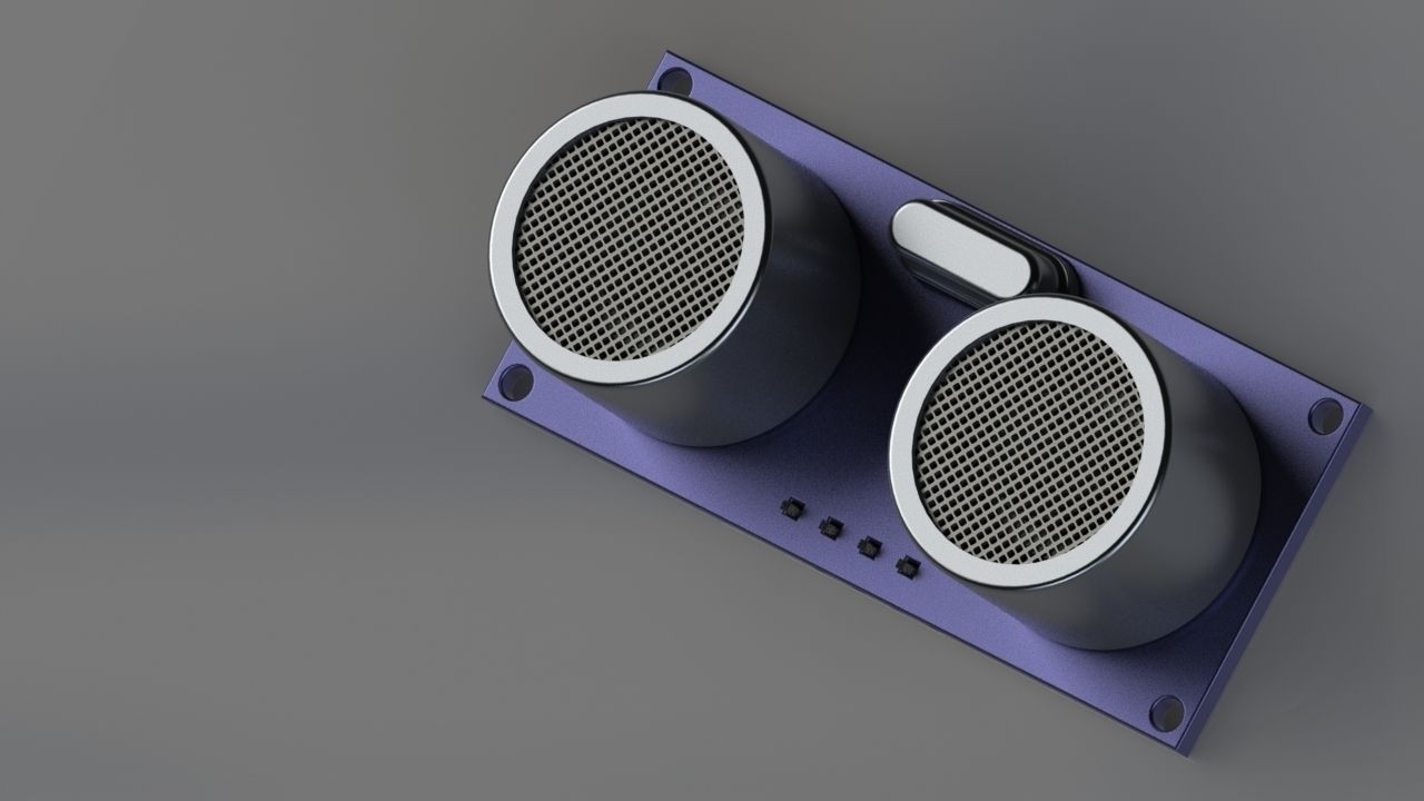 Download STL file ultrasonic sensor for arduino (HC-SRO4) • 3D printer ...