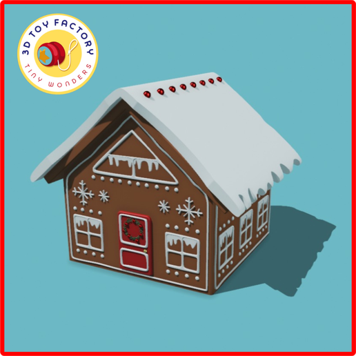 STL file GingerBread House 🏠 ・3D printable model to download・Cults