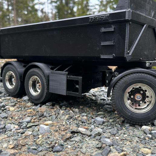 🚐 1/14 Trio trailer norwegian style・ STL File for 3D printing・Cults