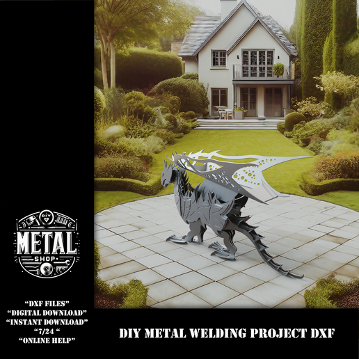 🐉 Metal Diy Dragon Firepit dxf files for plasma cutting cnc・ 3D File ...