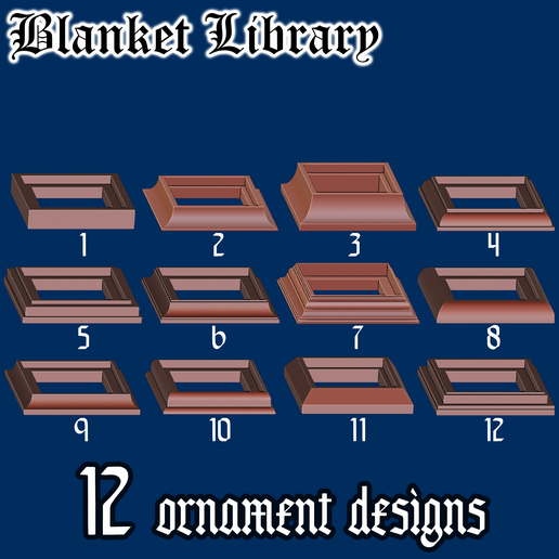 🟪 Plinth Display Pack - Square, 91 design, 3 sizes, 546 displays・ 3D ...