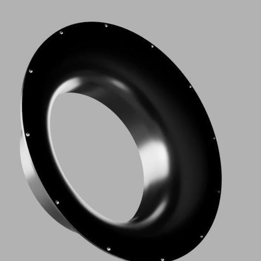 Archivo STL 10 inch subwoofer port flare 🎵 ・Objeto imprimible en 3D ...
