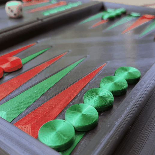 Free 3D file Backgammon with magnetic hinges 🧲 ・Template to download ...