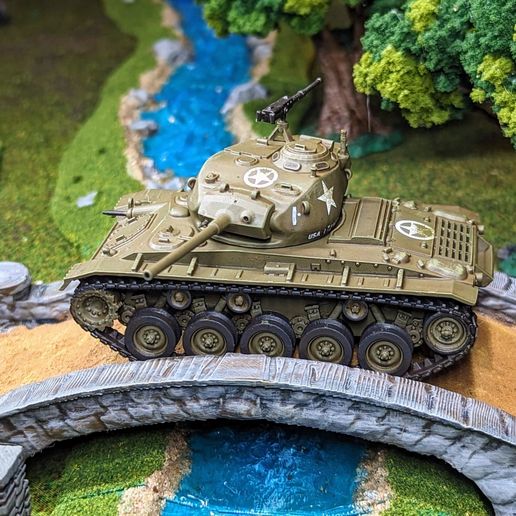 🪖 Light Tank M24 Chaffee (US, WW2+Korean war)・ 3D File for 3D printing ...
