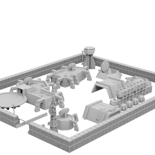 🪖 Military outpost - complete collection・ 3D File for 3D printing・Cults