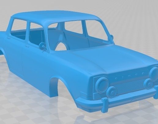 3D file Simca 1000 Printable Body Car 🚗 ・3D printable design to ...