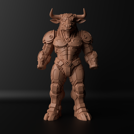 humanoid bull