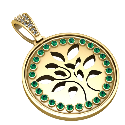 🌳 COLGANTE DE MONEDA DE ÁRBOL MODELO IMPRIMIBLE 3D・Archivo STL para ...
