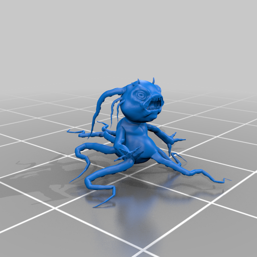Free STL file Waterdemon 🎲 ・Template to download and 3D print・Cults