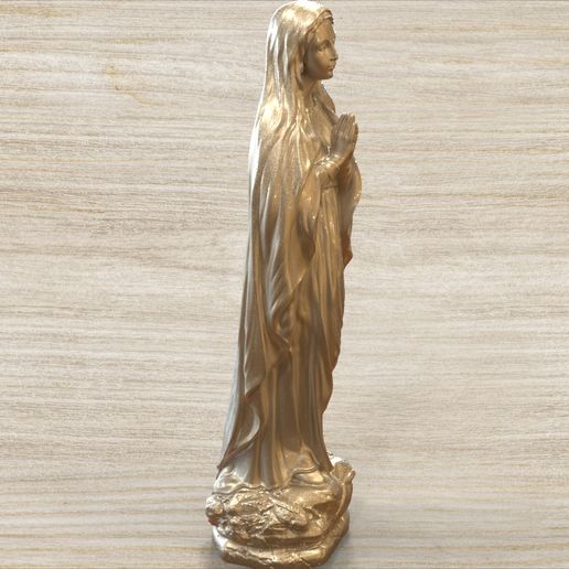 🗿 Mary_Virgin_Statue・ STL File for 3D printing・Cults
