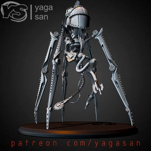🎲 Darhrax (dark mech stalker)・ 3D File for 3D printing・Cults