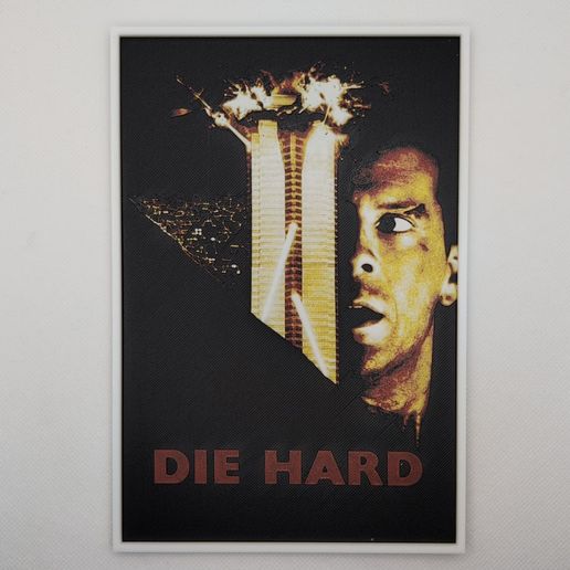die hard poster font