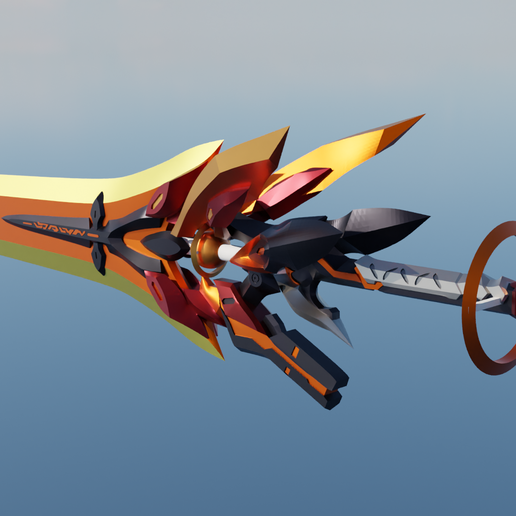 🥉 Honkai impact 3rd Kevin Kaslana Might of An-Utu 3d print 3d model ...