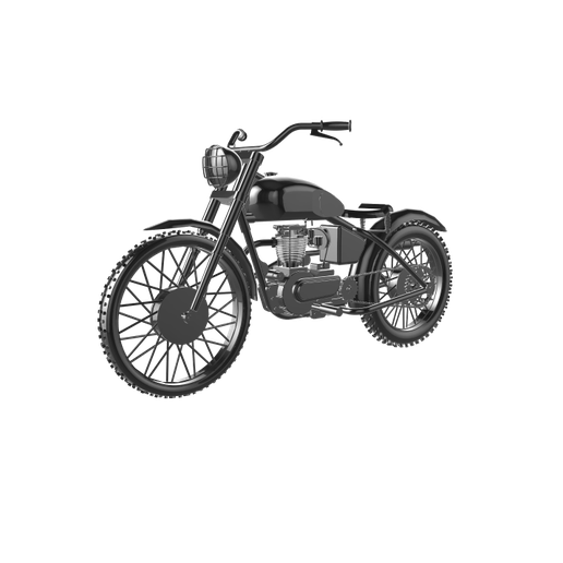 ⭐ BSA Gold Star Trials 1952・ STL File for ・Cults