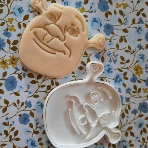 🍪 Shrek cookie cutter・Free STL File for ・Cults
