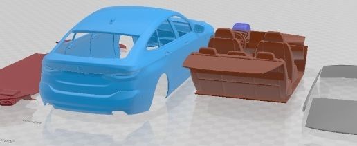 3D file BMW 6 Series GT Basic 2020 Printable Car 🚗 ・3D print object to ...