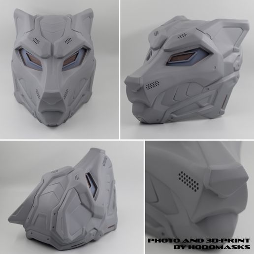 🐺 EVO WOLF - COSPLAY SCI-FI MASK - DIGITAL STL FILE FOR 3D-PRINTING ...
