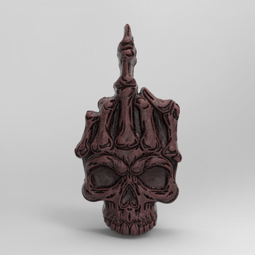 STL file skull hand cnc model 💀 (OBJ)・3D printable design to download・Cults