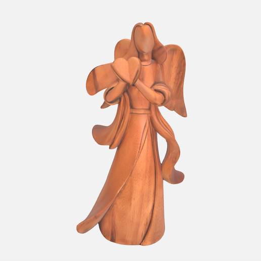 ️‍🔥 Love Angel Sculpture, Archangel with Heart Figurine, meaningful ...