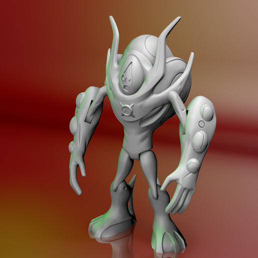 👽 Ultimate Swampfire - Ben 10 Ultimate Alien 3d Modelo STL imprimible ...