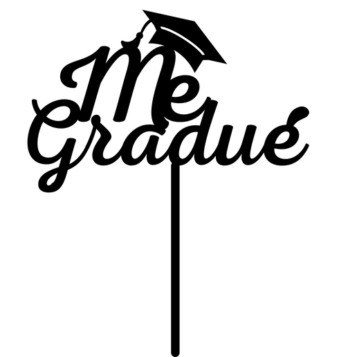 🎓 ME GRADUE (Graduation Topper)・ STL File for 3D printing・Cults