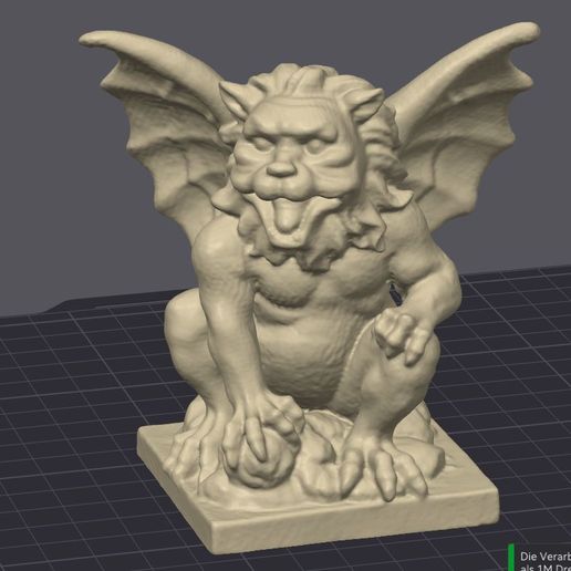 👺 Gargoyle・ STL File for 3D printing・Cults