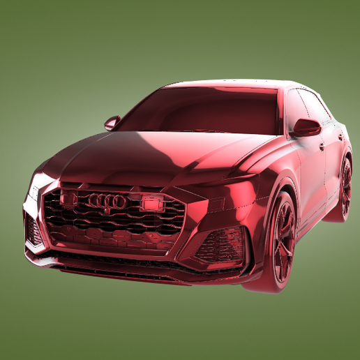 OBJ file Audi RSQ8 2020 🚗 ・3D printing idea to download・Cults