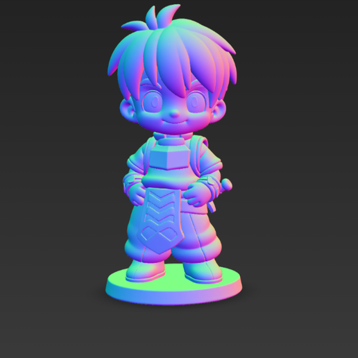 🧙 Novice Chibi Ragnarok Online・ STL File for 3D printing・Cults