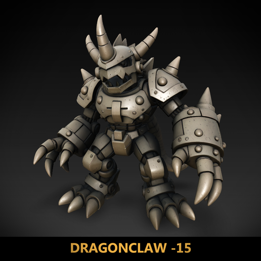 🗿 DragonClaw -15・Free STL File for 3D printing・Cults
