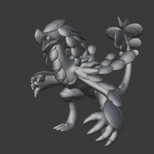 🐉 Kommo-o Pokemon Sun and Moon・ STL File for 3D printing・Cults