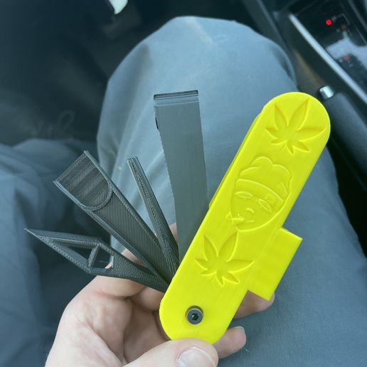 🚬 STONER UTILITY TOOL REV B・ STL File for ・Cults